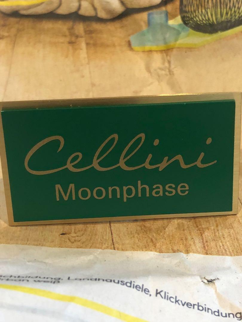 勞力士金屬陳列名牌 Rolex Sign CELLINI Moonphase, 男裝, 手錶及配件, 手錶 - Carousell