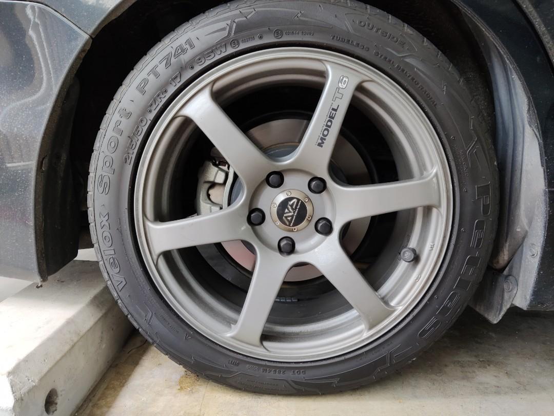 Advan Model T6, Car Accessories, Tyres & Rims on Carousell