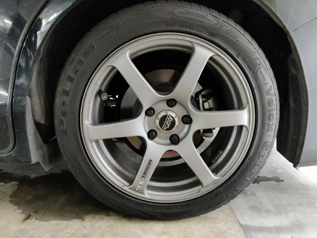 Advan Model T6, Car Accessories, Tyres & Rims on Carousell