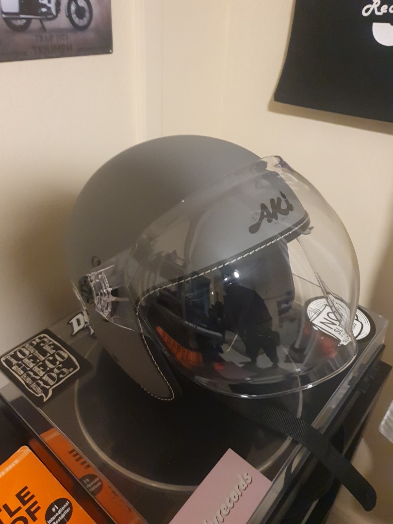 AKI Motorcycle Helmet (PSB Approved), Motorcycles, Motorcycle ...