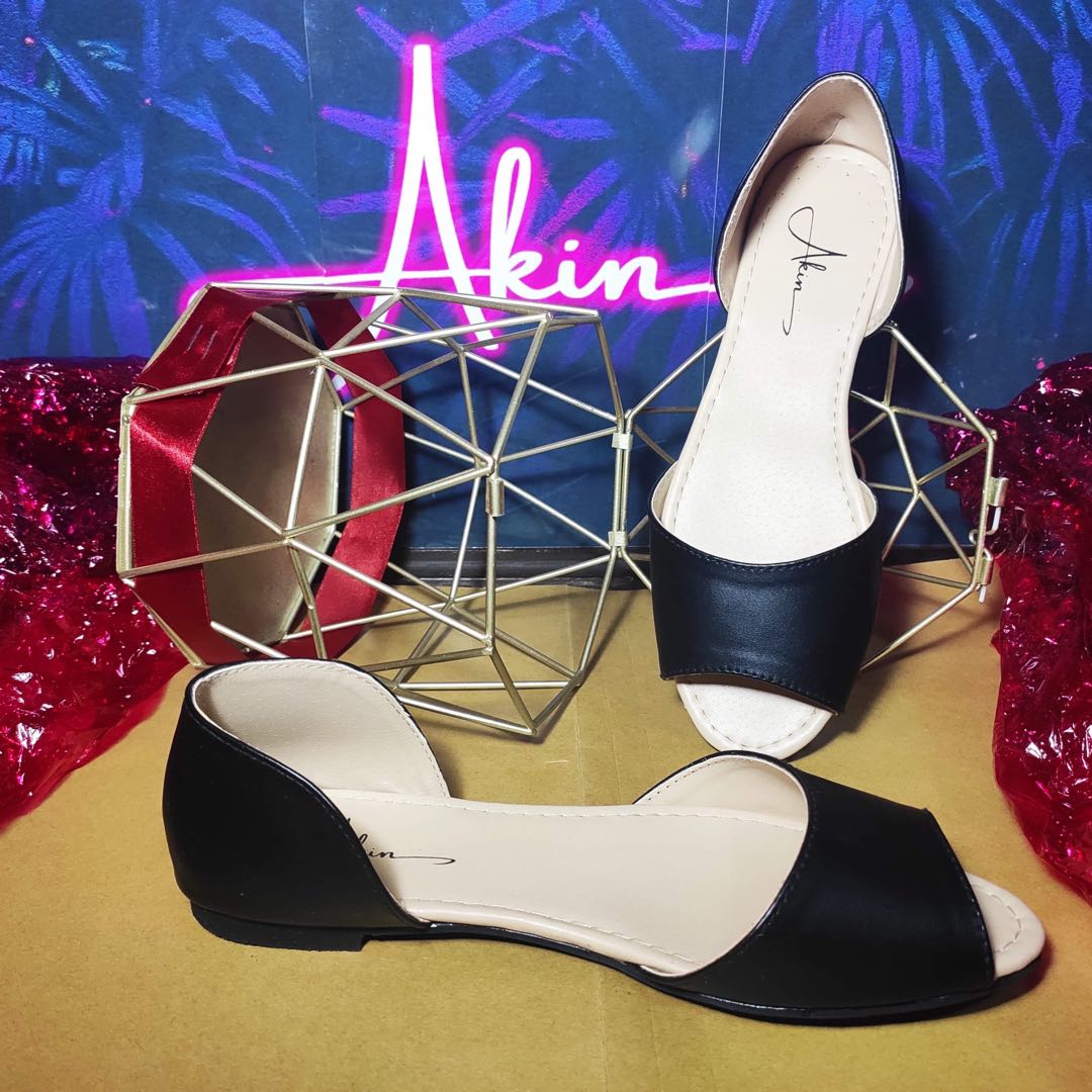 Akin Marikina made open toe sandals, Women's Fashion, Footwear, Flats ...
