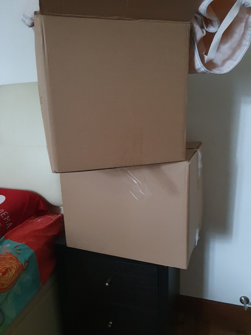 Almost new Empty boxes for moving house!, Furniture & Home Living, Home ...