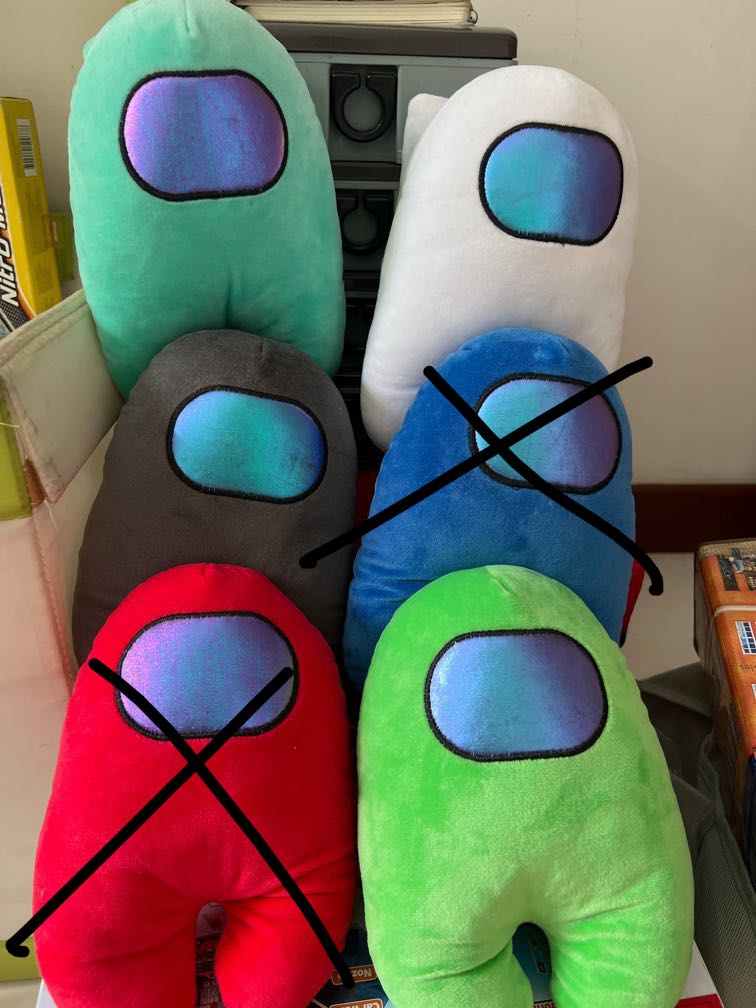 Among us soft plush, Hobbies & Toys, Toys & Games on Carousell