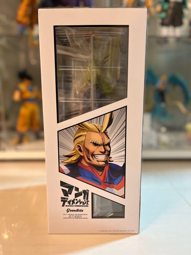 BANPRESTO MY HERO ACADEMIA GRANDISTA MANGA DIMENSIONS ALL MIGHT FIGURE ...