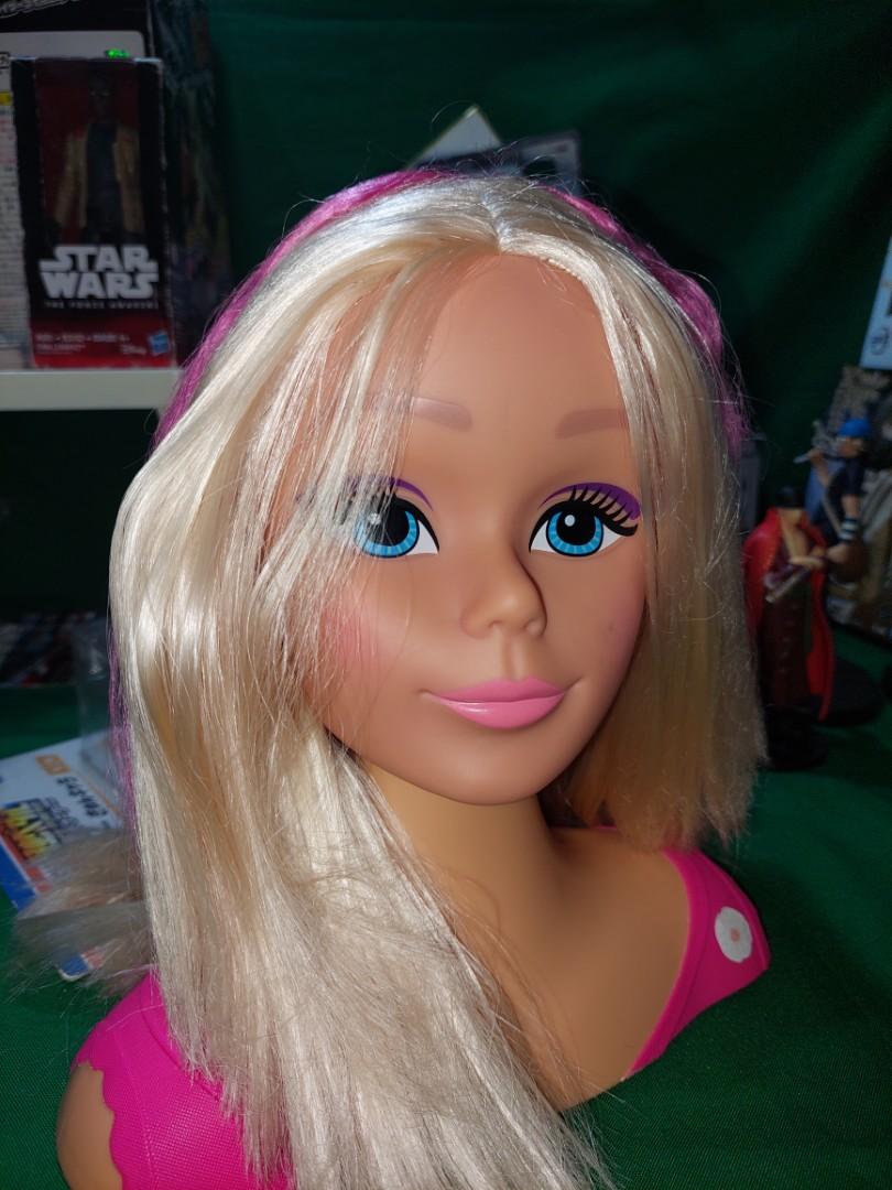 BARBIE HEAD DOLL, Hobbies & Toys, Toys & Games on Carousell