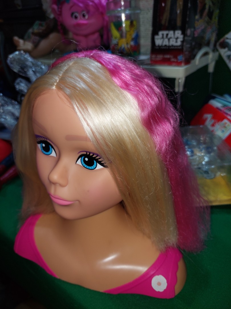 BARBIE HEAD DOLL, Hobbies & Toys, Toys & Games on Carousell