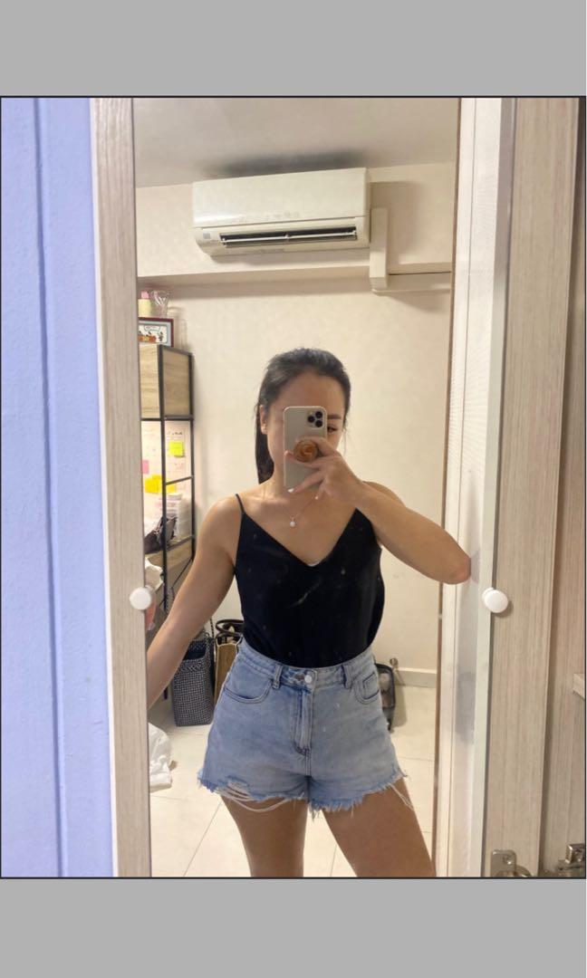 Uniqlo Black Tang Top, Women's Fashion, Tops, Sleeveless on Carousell