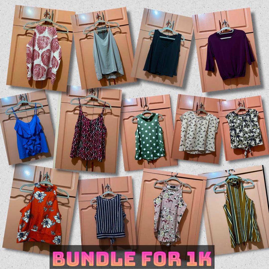 Assorted 13 tops, Women's Fashion, Tops, Blouses on Carousell