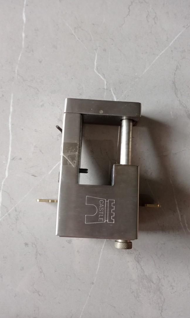 Castle Heavy duty Gate Lock HDB, Furniture & Home Living, Security ...