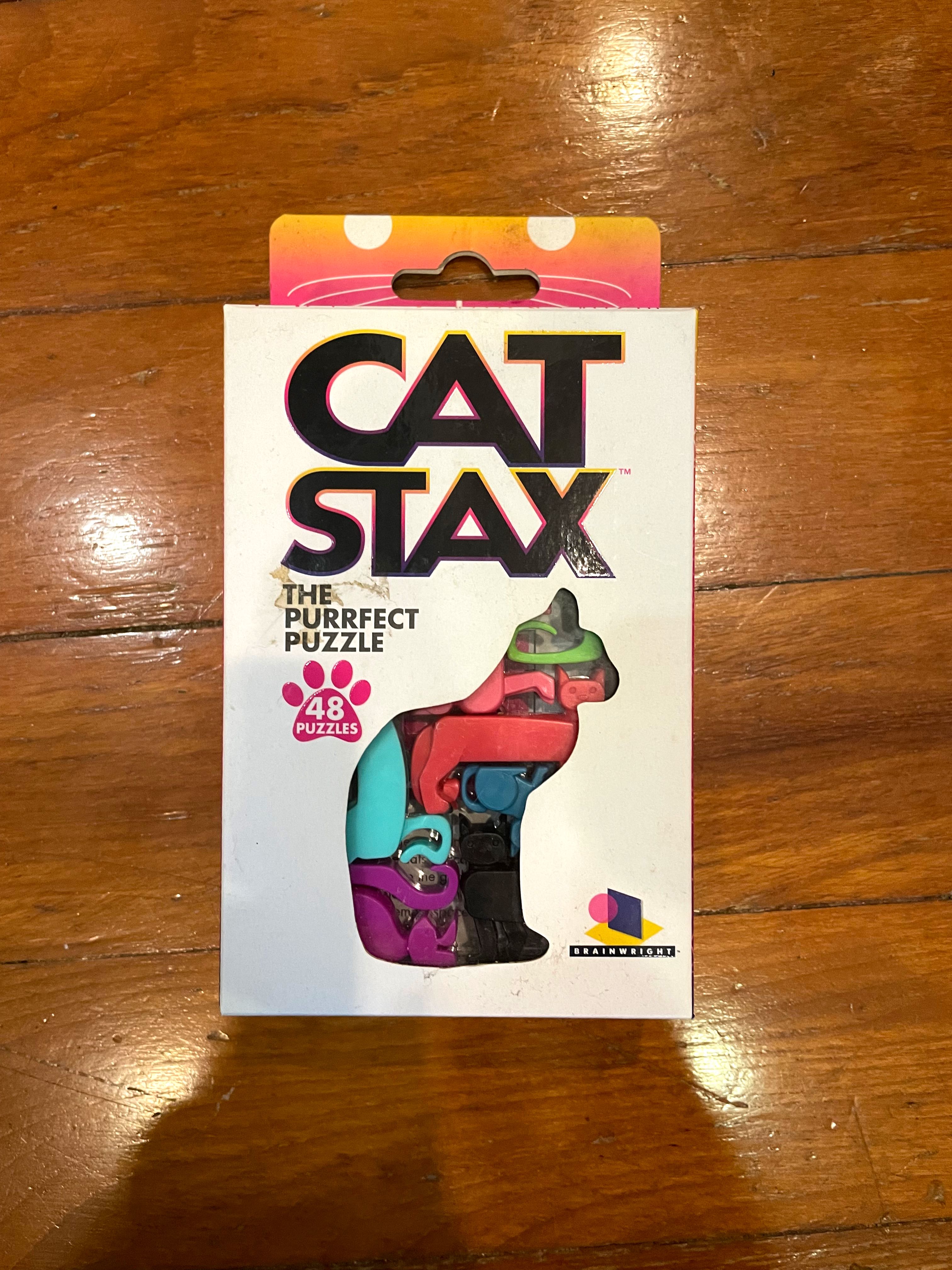 Cat Stax IQ Puzzle Game, Hobbies & Toys, Toys & Games on Carousell