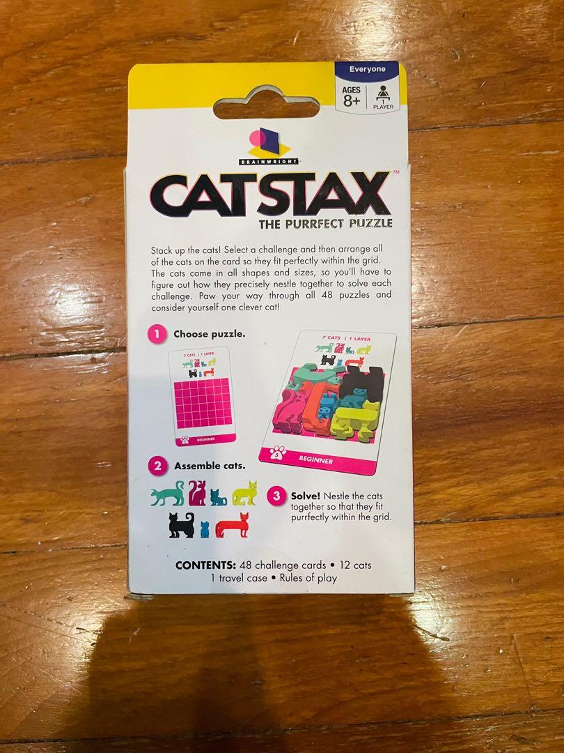 Cat Stax IQ Puzzle Game, Hobbies & Toys, Toys & Games on Carousell