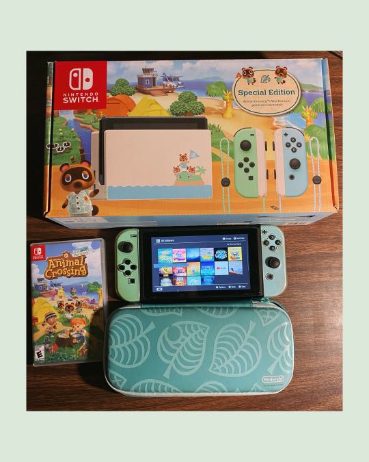 [SOLD ON MARKETPLACE] Nintendo Switch V2 (Animal Crossing New Horizons ...