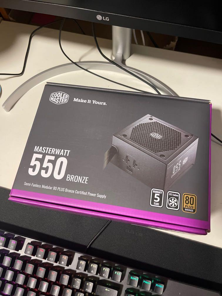 Cooler Master PSU Masterwatt 550, Computers & Tech, Desktops on Carousell