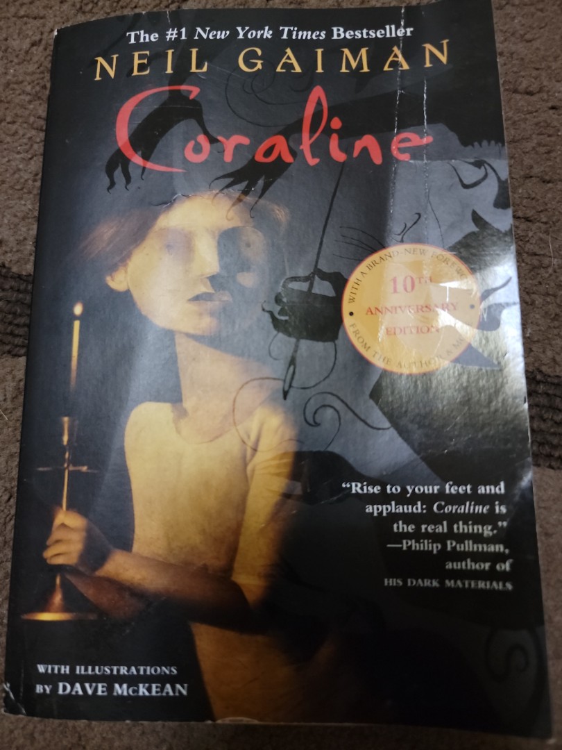 Coraline by neil gaiman, Hobbies & Toys, Books & Magazines, Fiction ...