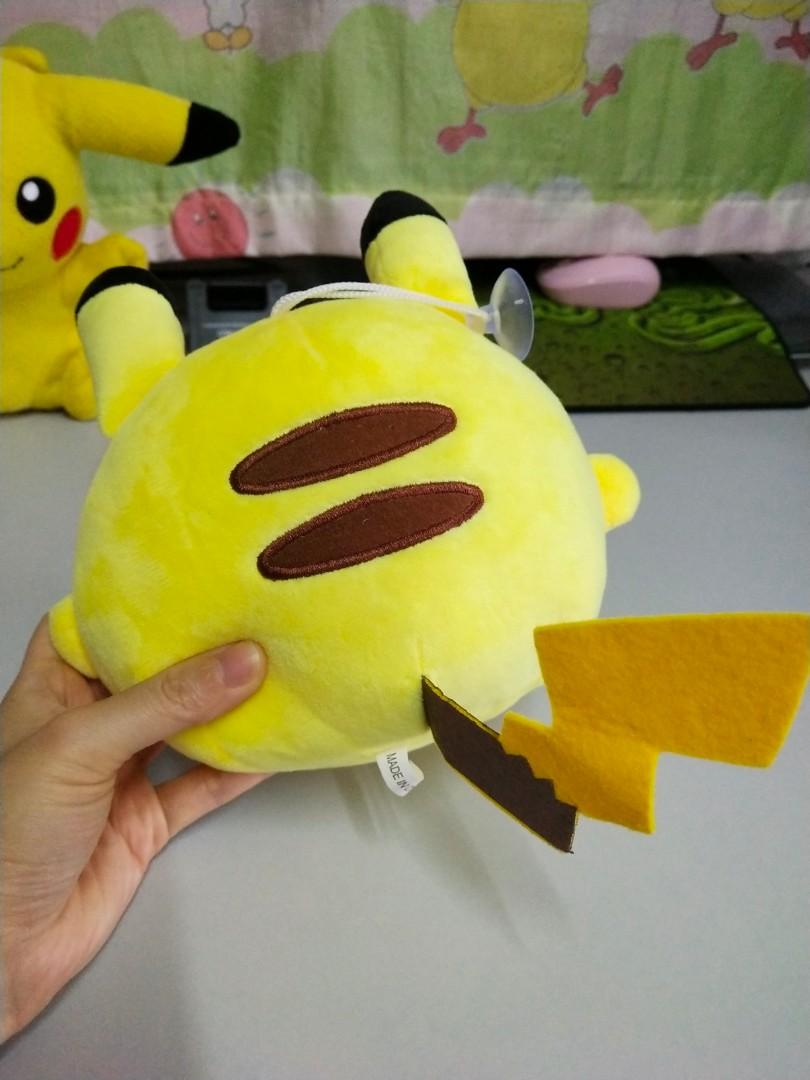 Cute Round Pikachu Plushie, Hobbies & Toys, Toys & Games on Carousell