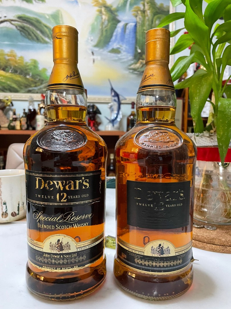 DEWAR' S 12 year old 1 liter, Food & Drinks, Alcoholic Beverages on ...