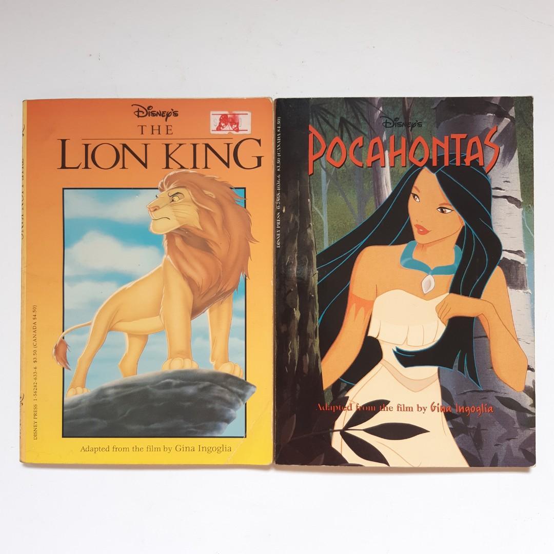 Disney's The Lion King, Pocahontas novelisation, Hobbies & Toys, Books ...