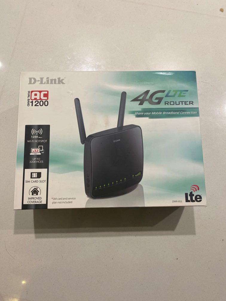 D-Link AC 1200 4G LTE Router, Computers & Tech, Parts & Accessories ...