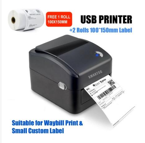 Easylabeltech USB /Bluetooth /WiFi Thermal Printer for Waybill Barcode ...
