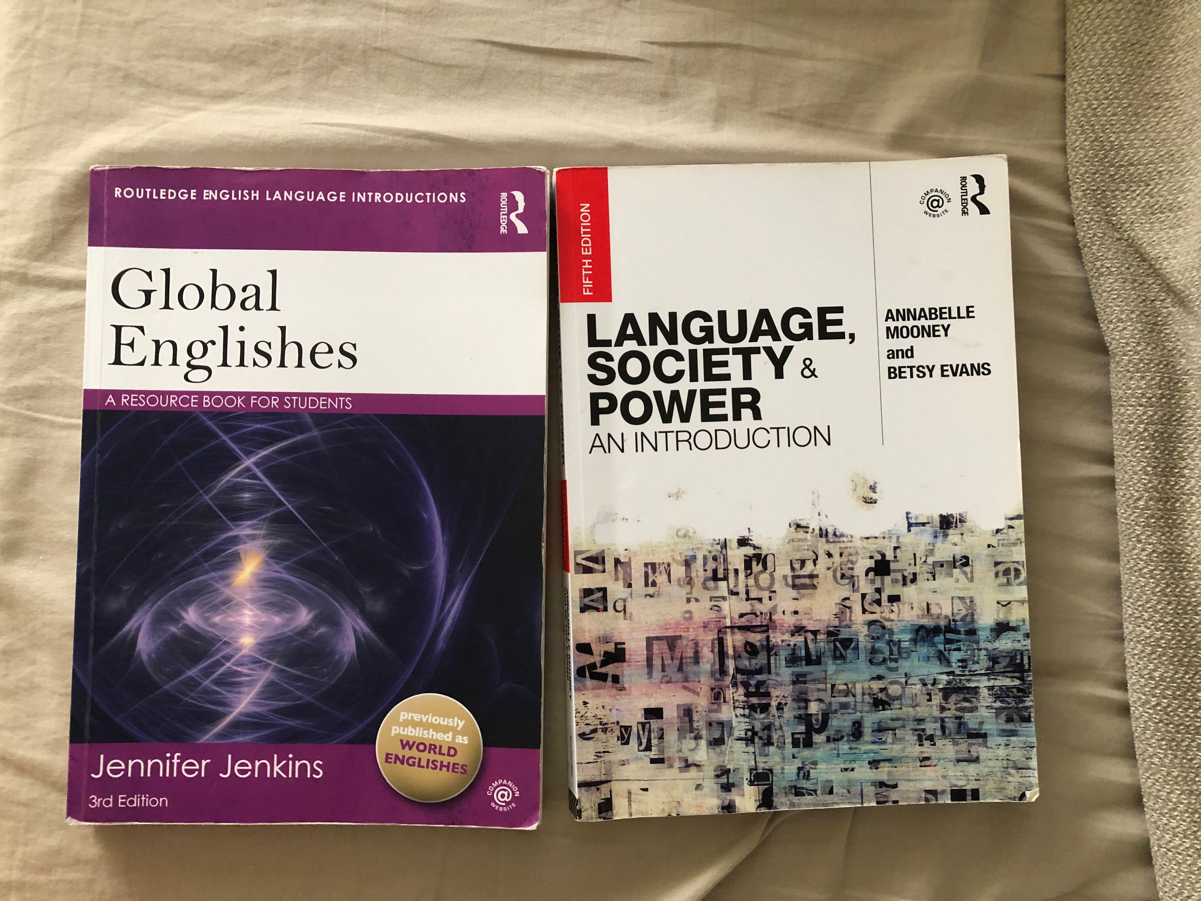 ELL textbooks: Global Englishes + Language, Society and Power, Hobbies ...