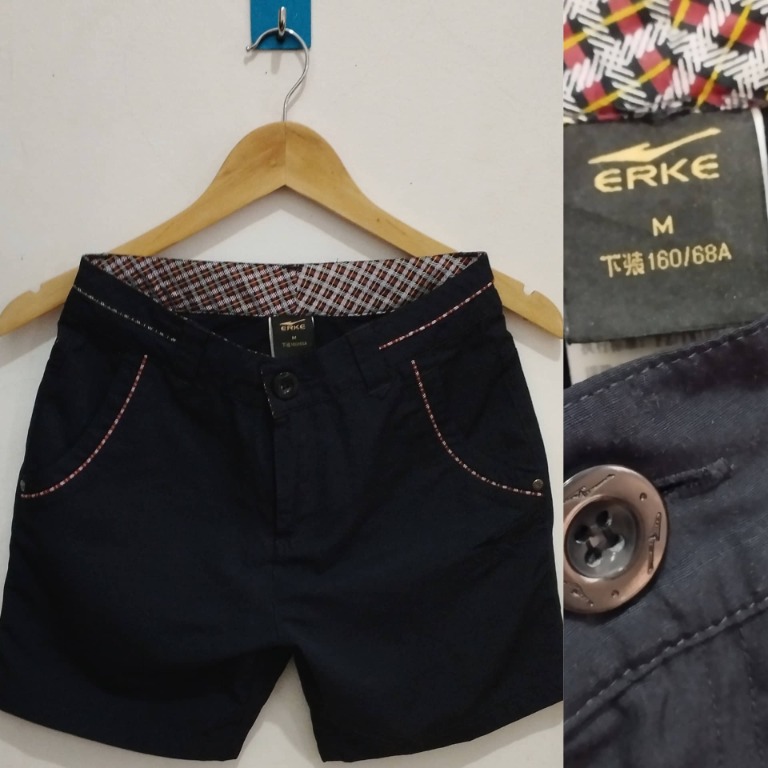 ERKE Plain Men Shorts, Men's Fashion, Bottoms, Shorts on Carousell