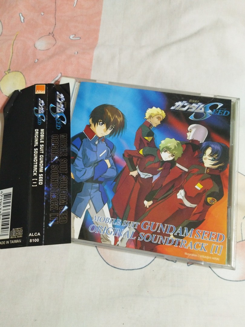 Gundam SEED [1] OST 動畫 原聲 CD 台版 帶側紙 機動戰士高達, 興趣及遊戲, 音樂、樂器 & 配件, 音樂與媒體 - CD 及 DVD - Carousell