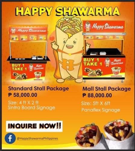 Happy Shawarma franchising, Food & Drinks, Other Food & Drinks on Carousell