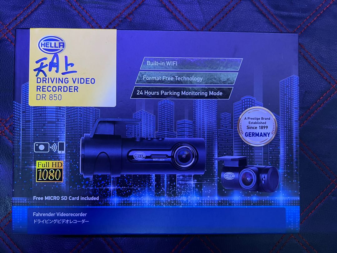Hella DR850 Car Cam, Car Accessories, Accessories on Carousell