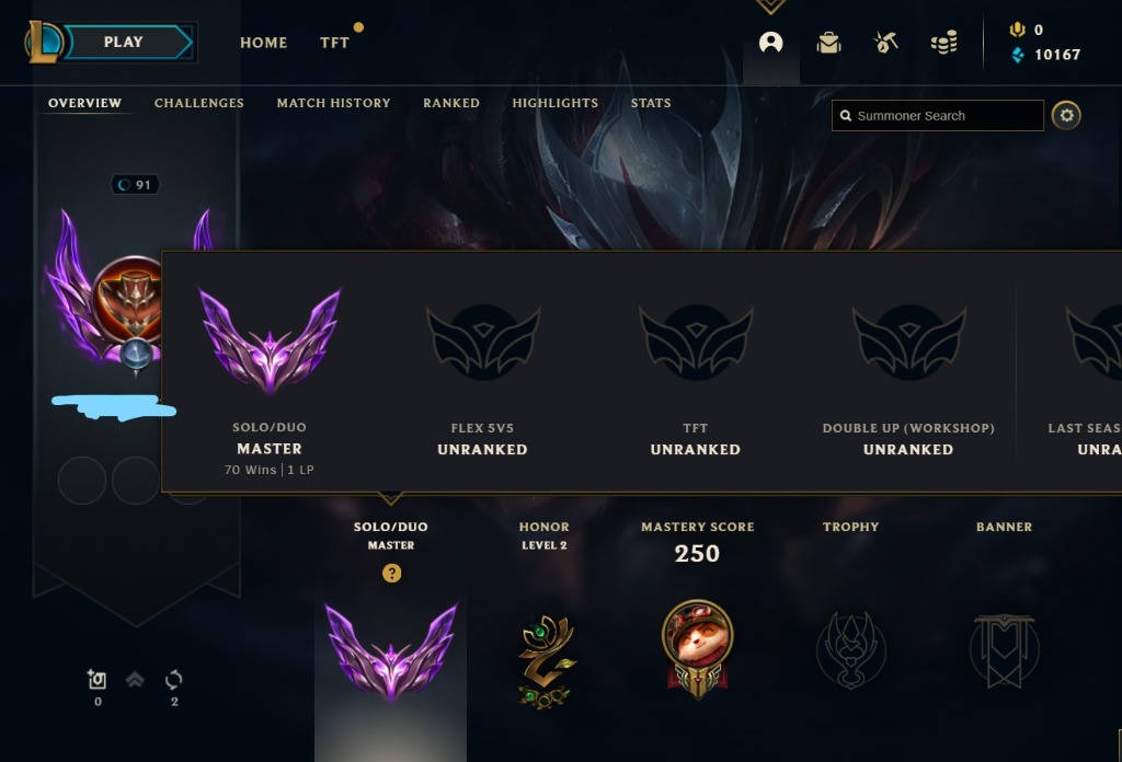 High lp gain masters league of legends account, Video Gaming, Gaming ...