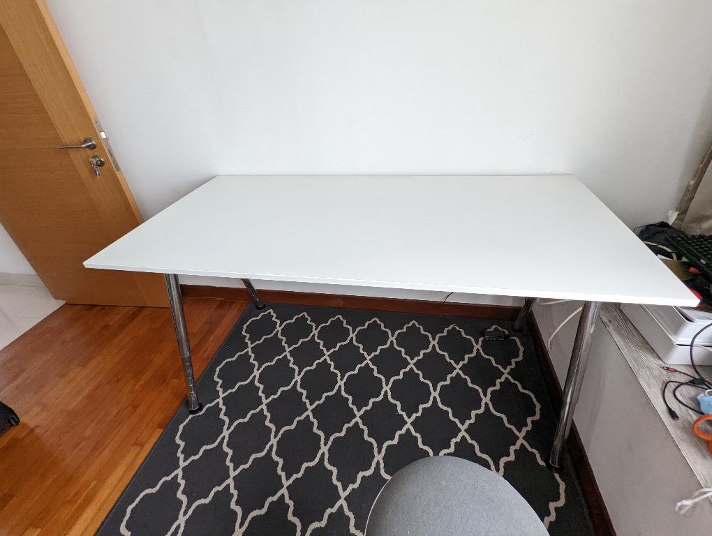 Ikea Galant Study Table, Furniture & Home Living, Furniture, Tables ...