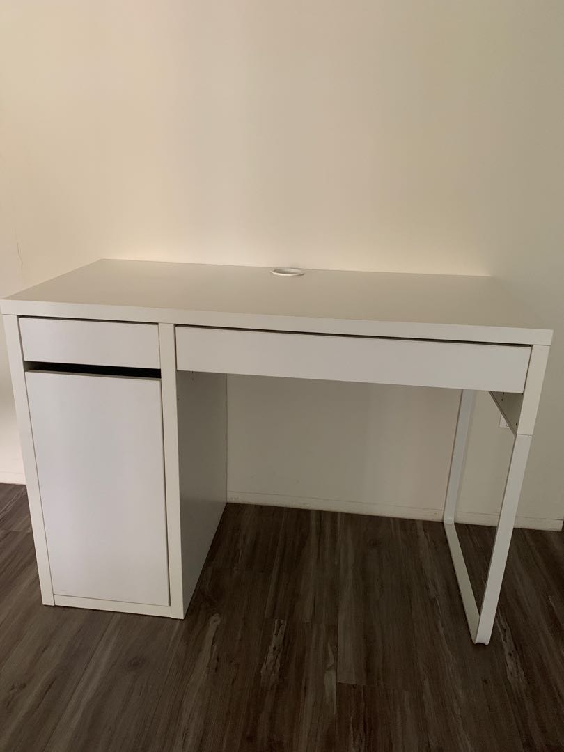 Ikea white desk, Furniture & Home Living, Furniture, Tables & Sets on ...