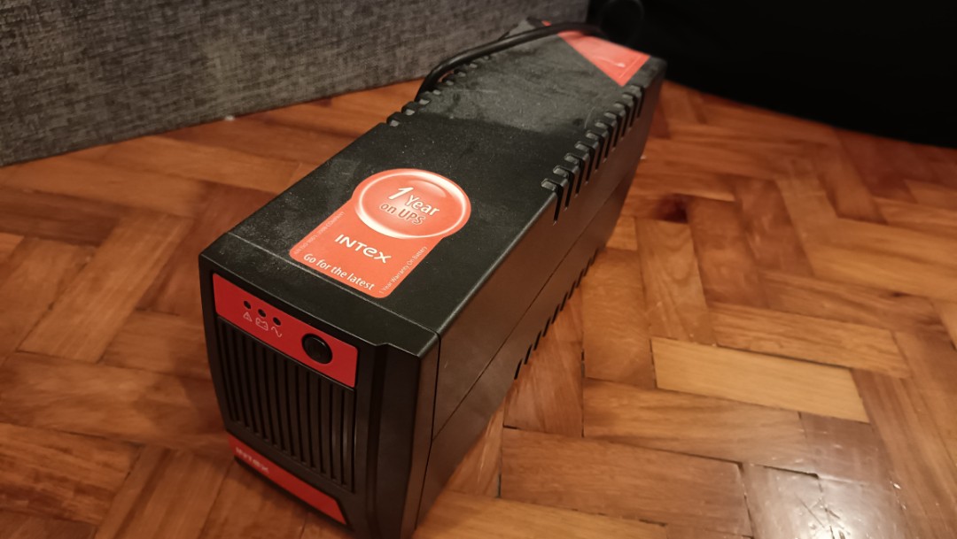 INTEX UPS 650VA uninterruptible power supply, Computers & Tech, Parts ...