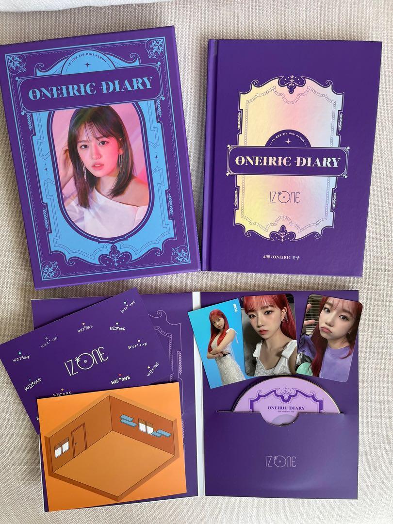 IZ*ONE IZONE Oneiric Diary Unsealed Albums (Complete Inclusions ...