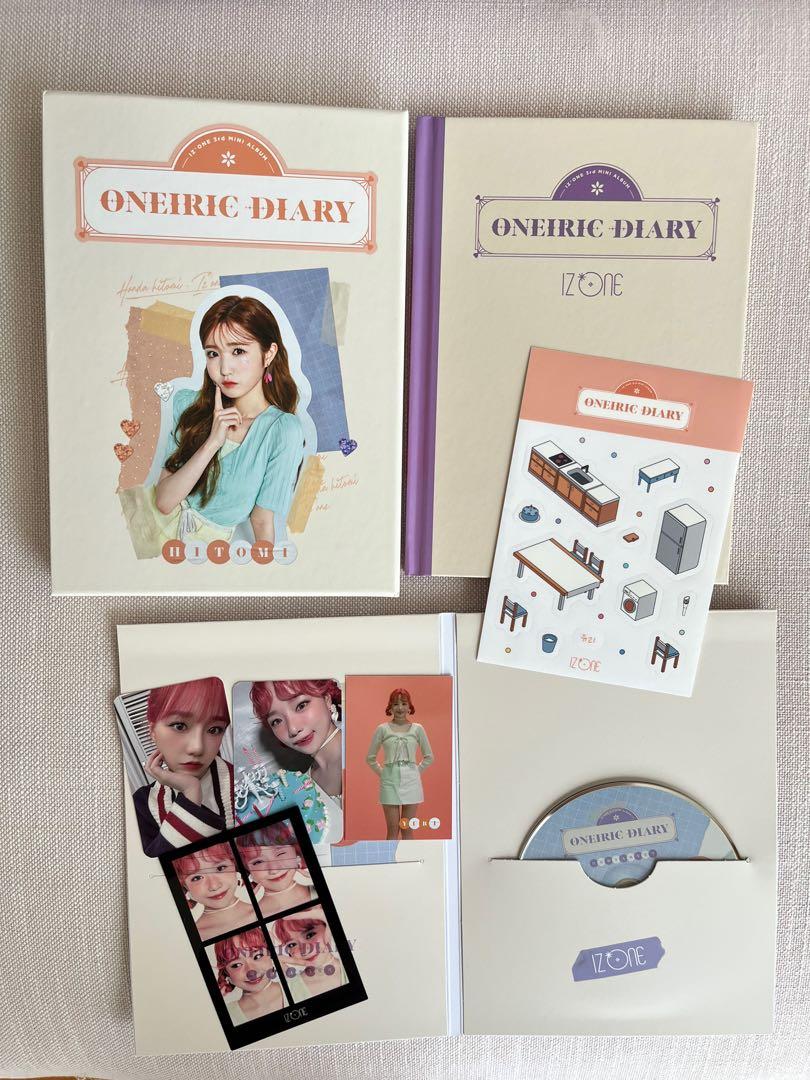 IZ*ONE IZONE Oneiric Diary Unsealed Albums (Complete Inclusions ...