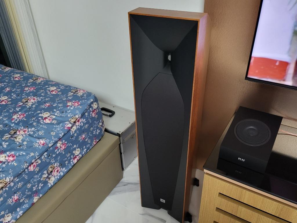 JBL Studio 580 & 520C, Audio, Soundbars, Speakers & Amplifiers on Carousell