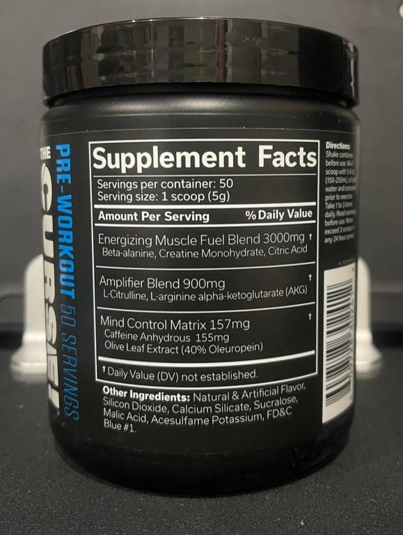 JNX Sports The Curse! Pre Workout Supplement - Intense Energy & Focus ...