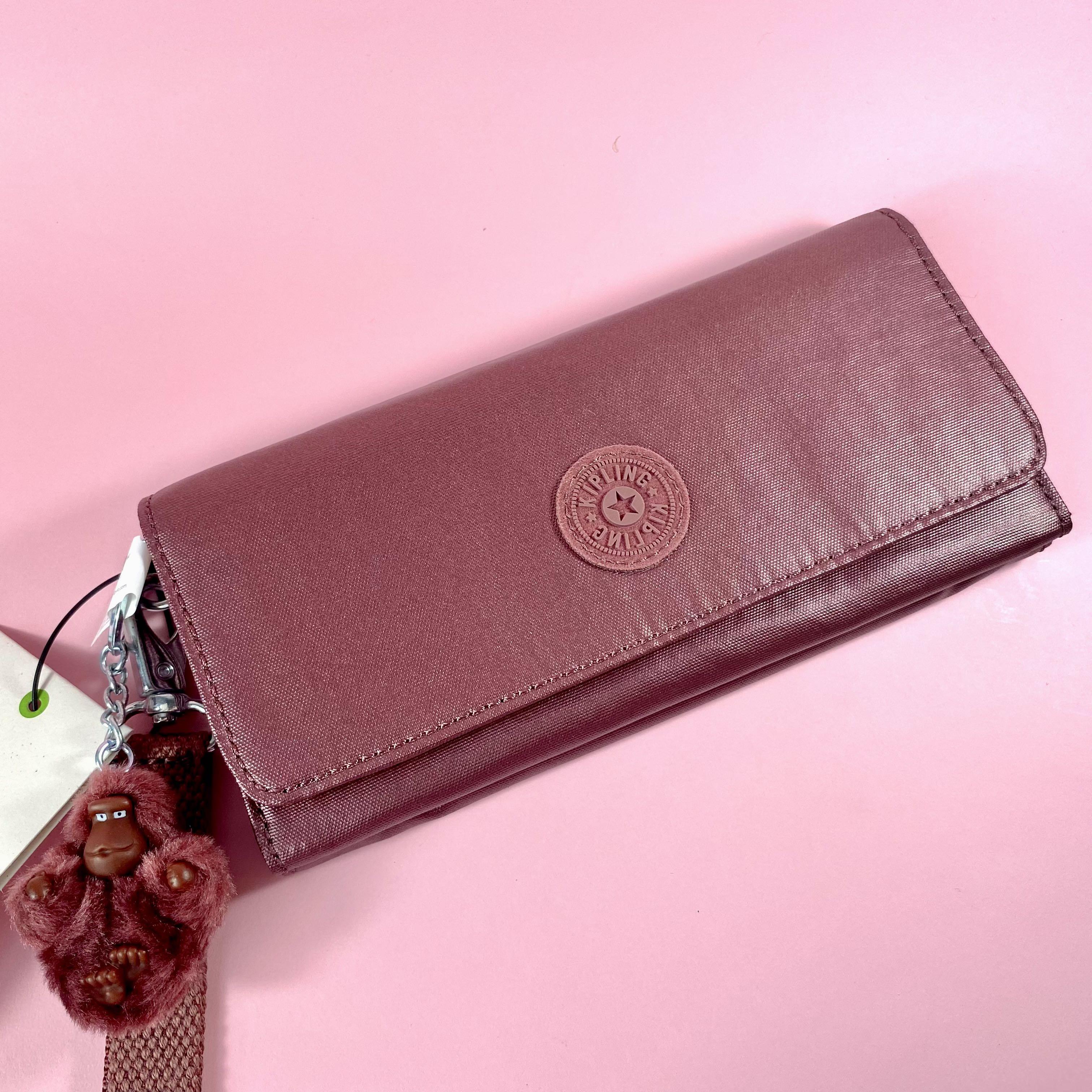 KIPLING ORIGINAL - Rubi Large Metallic Long Wrislet Wallet, Women's ...