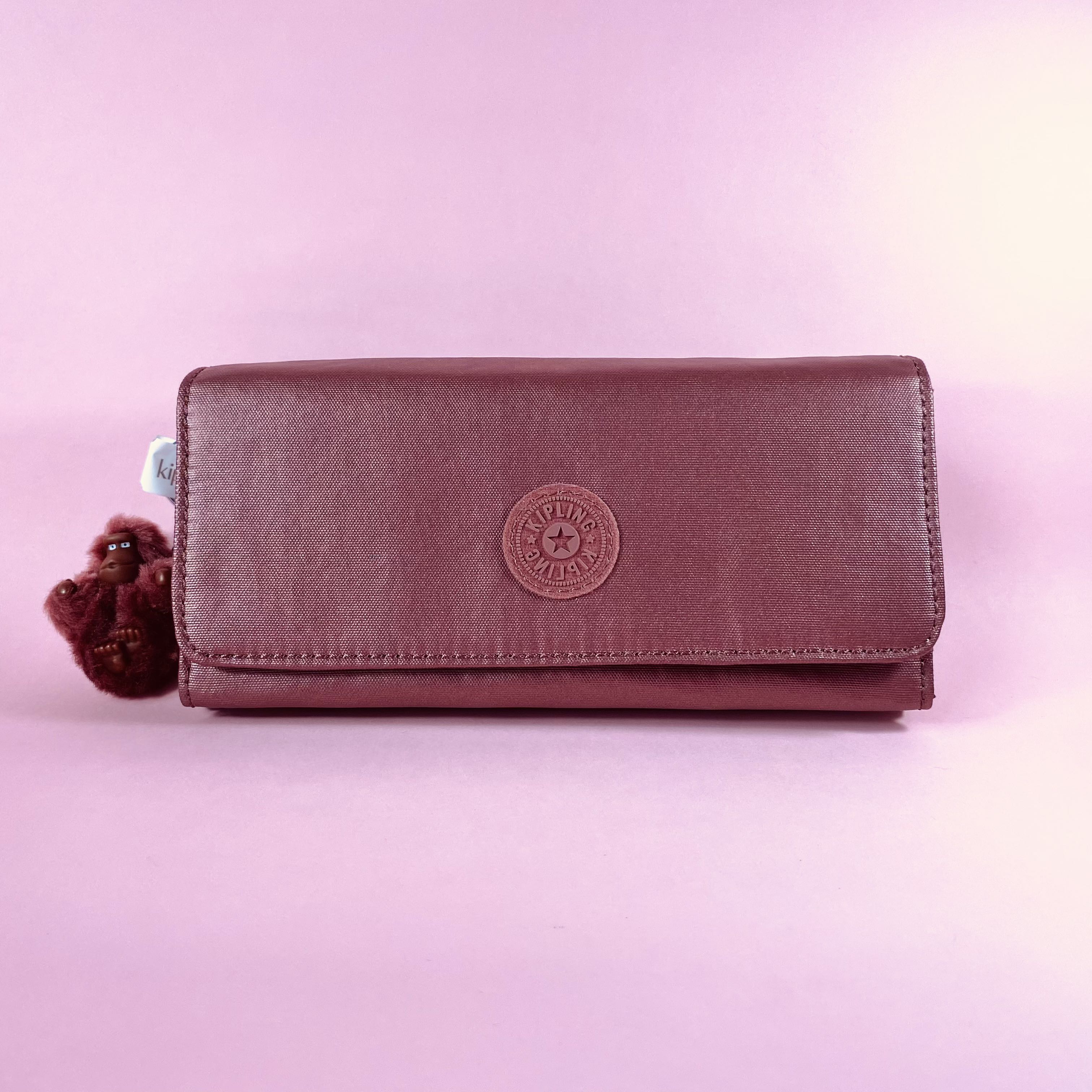 KIPLING ORIGINAL - Rubi Large Metallic Long Wrislet Wallet, Women's ...