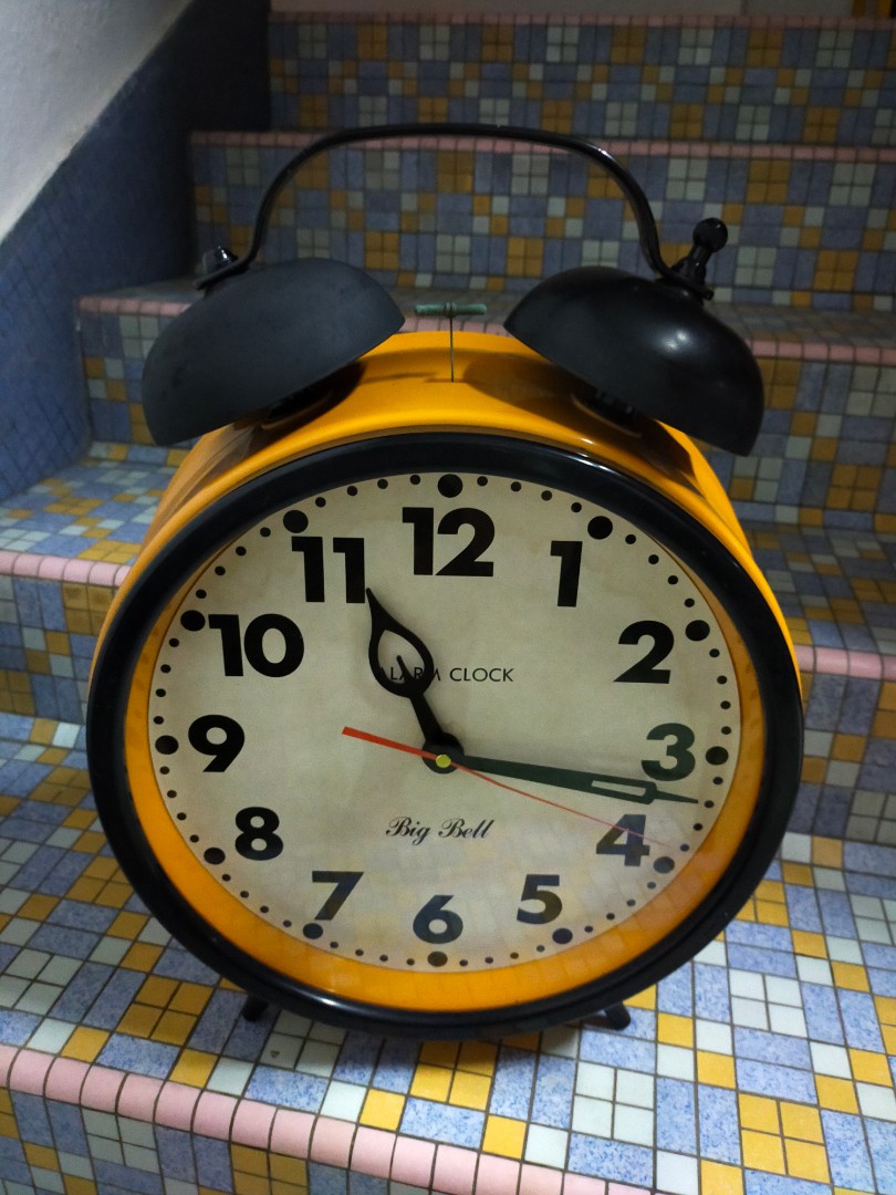 Vintage Mega Big Bell Alarm Clock, Hobbies & Toys, Memorabilia ...