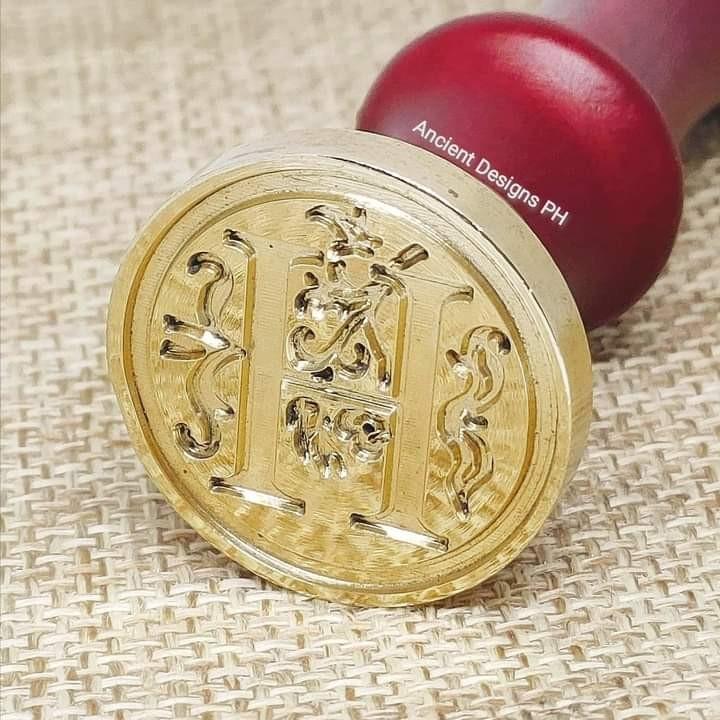 Letter H - wax seal stamp, Hobbies & Toys, Stationary & Craft, Craft ...