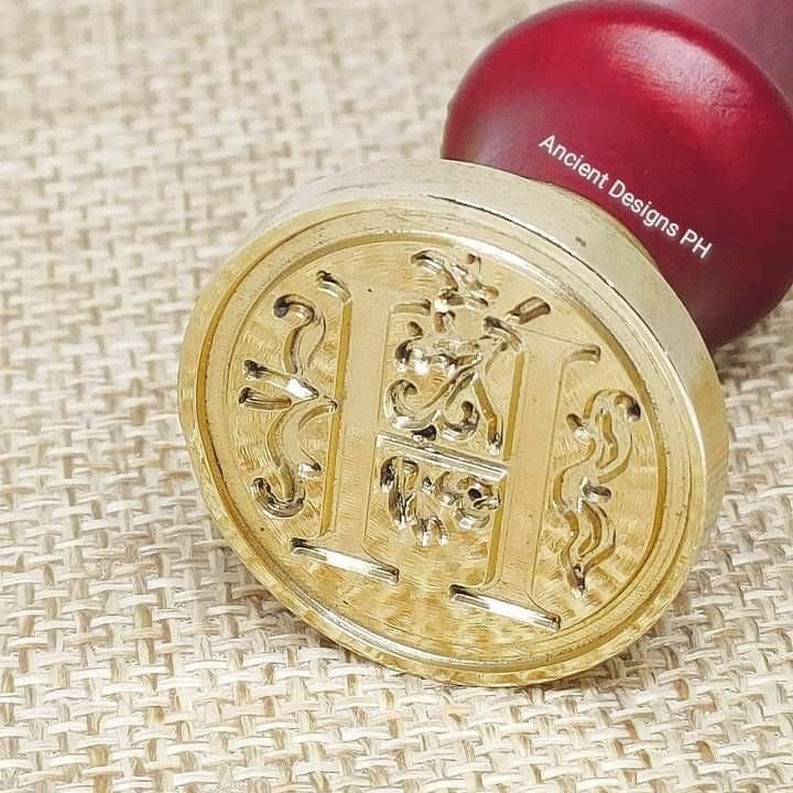 Letter H - wax seal stamp, Hobbies & Toys, Stationary & Craft, Craft ...