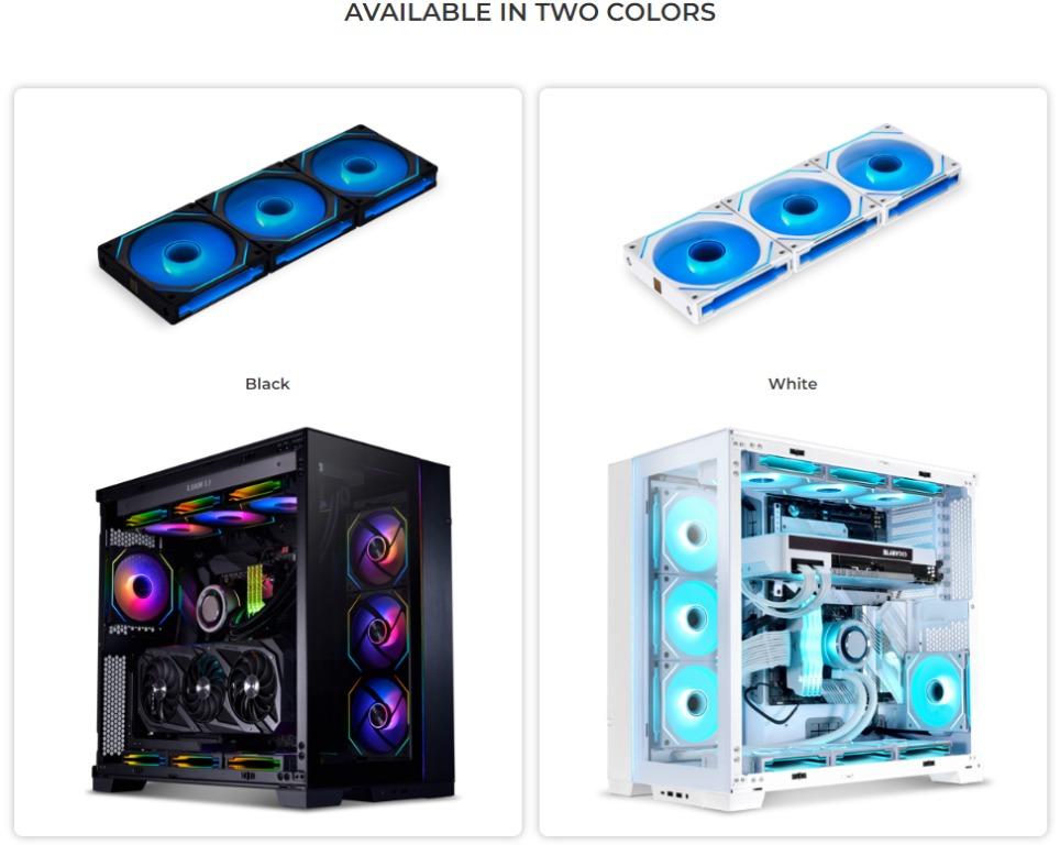 Lian Li UNI FAN SL-INFINITY Mirror ARGB 120mm Fan (White/Black ...