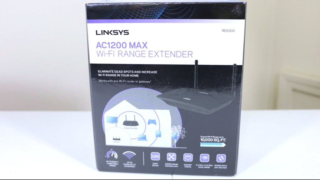 Linksys RE6500HG AC1200 Dual-Band Wireless Range, Computers & Tech ...