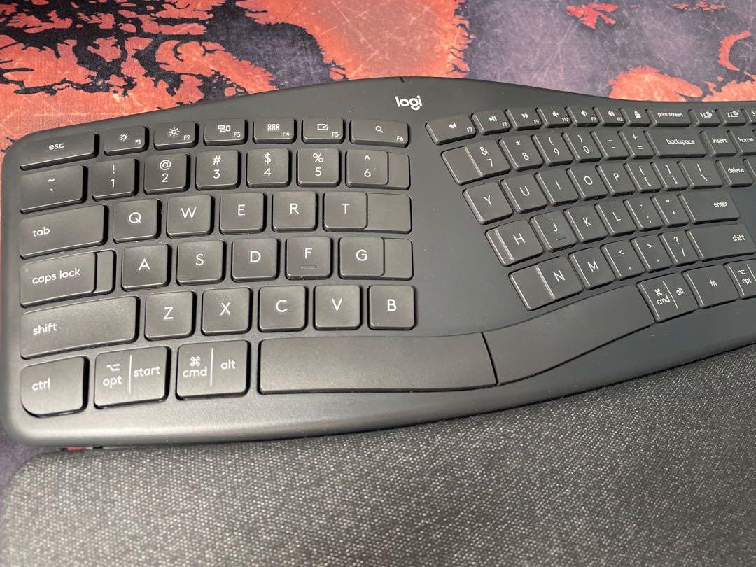 Logitech Ergo K860 Logi bluetooth keyboard Unify Unifying 1 USB + 2 ...