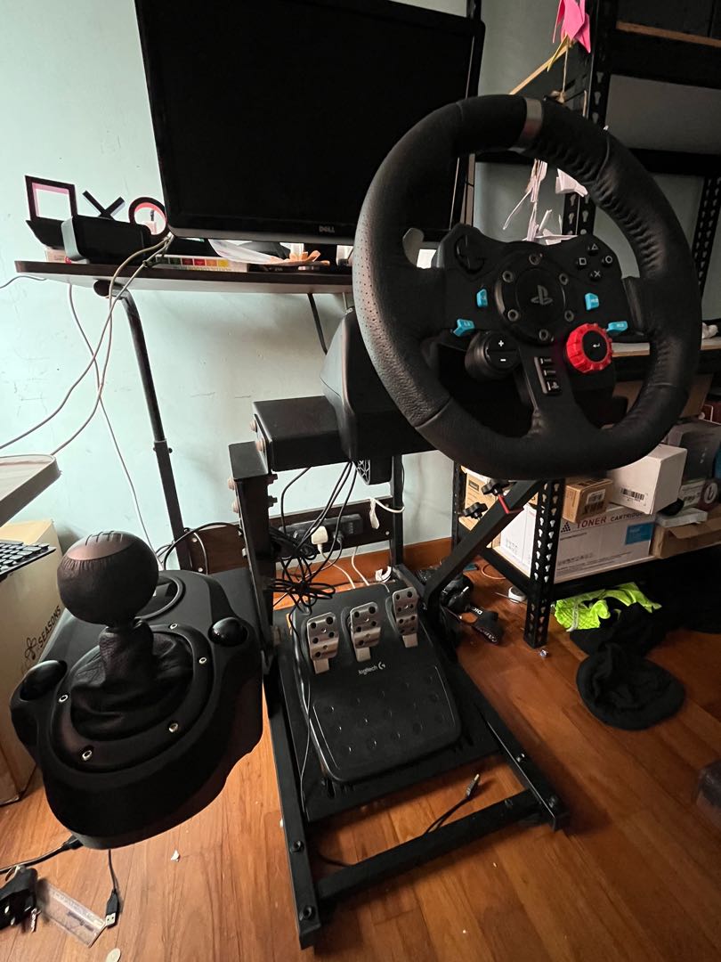 Logitech G29 Driving Force Racing wheel and Shifter with S5 Racing ...