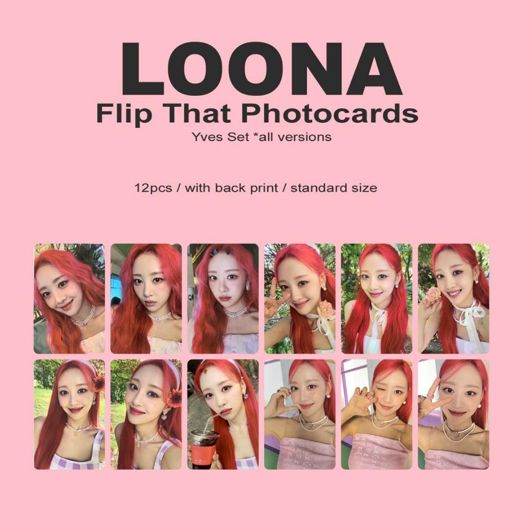 LOONA Flip That Yves Photocards, Hobbies & Toys, Memorabilia & Collectibles, K-Wave on Carousell