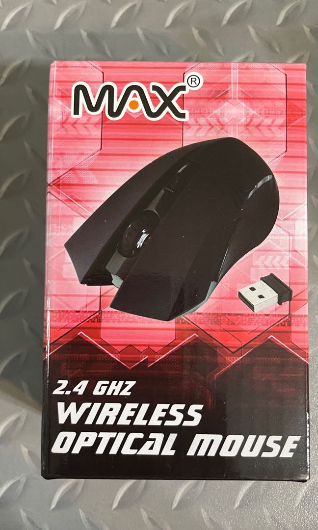 MAX無線滑鼠, 電腦＆科技, 電腦周邊及配件, 電腦滑鼠及相關產品 - Carousell