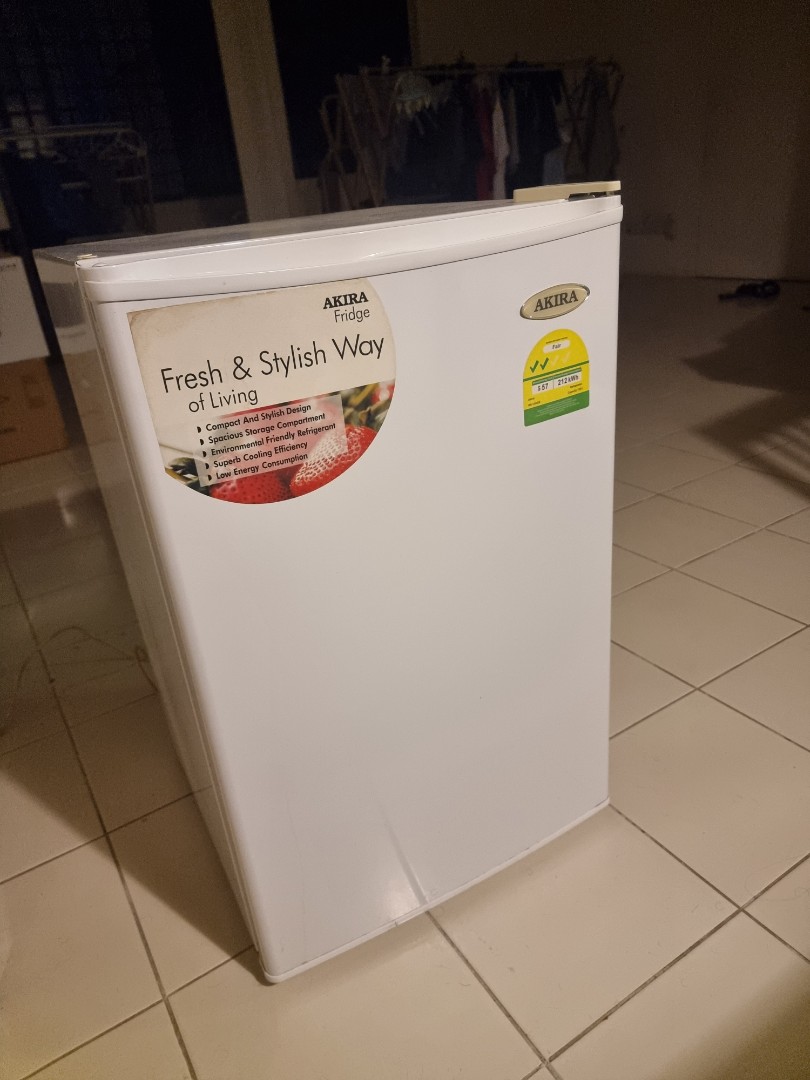 Mini fridge & study table, Furniture & Home Living, Furniture, Tables ...