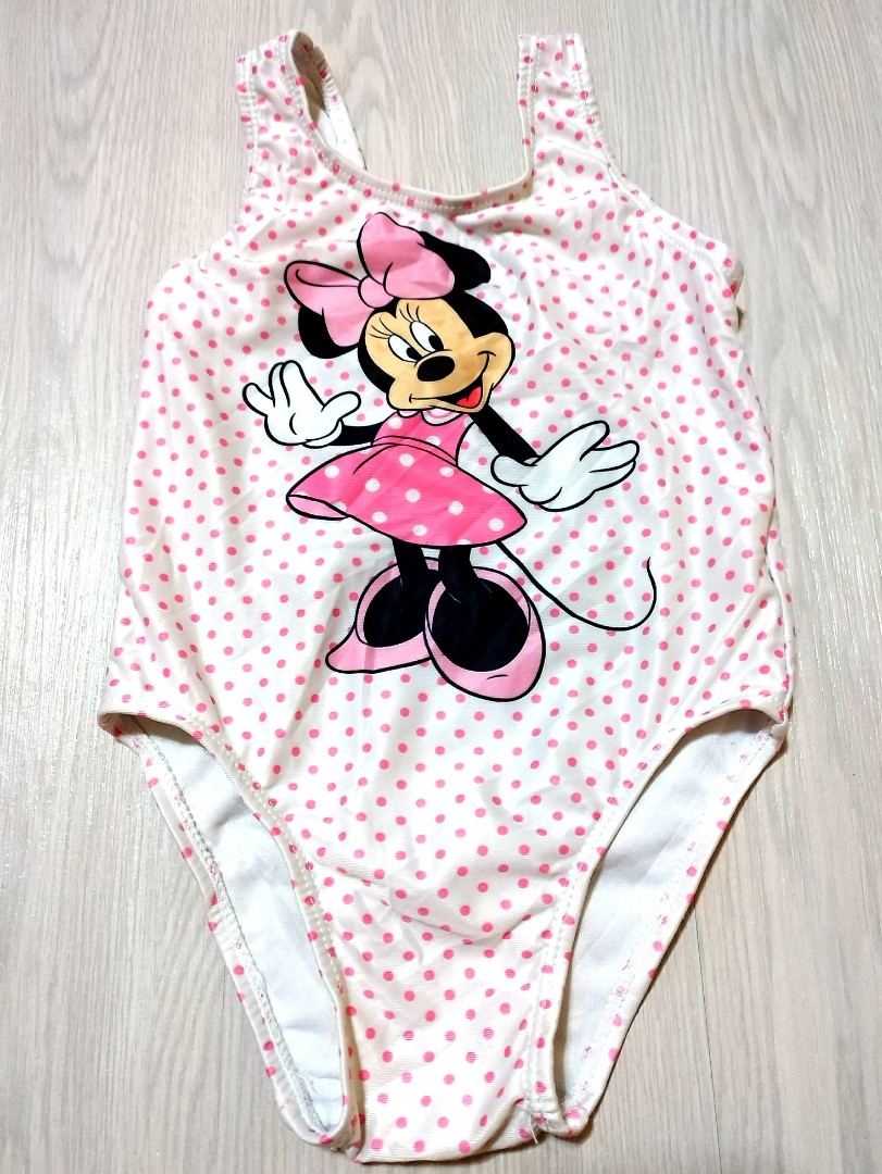 Minnie swimsuit, Babies & Kids, Babies & Kids Fashion on Carousell