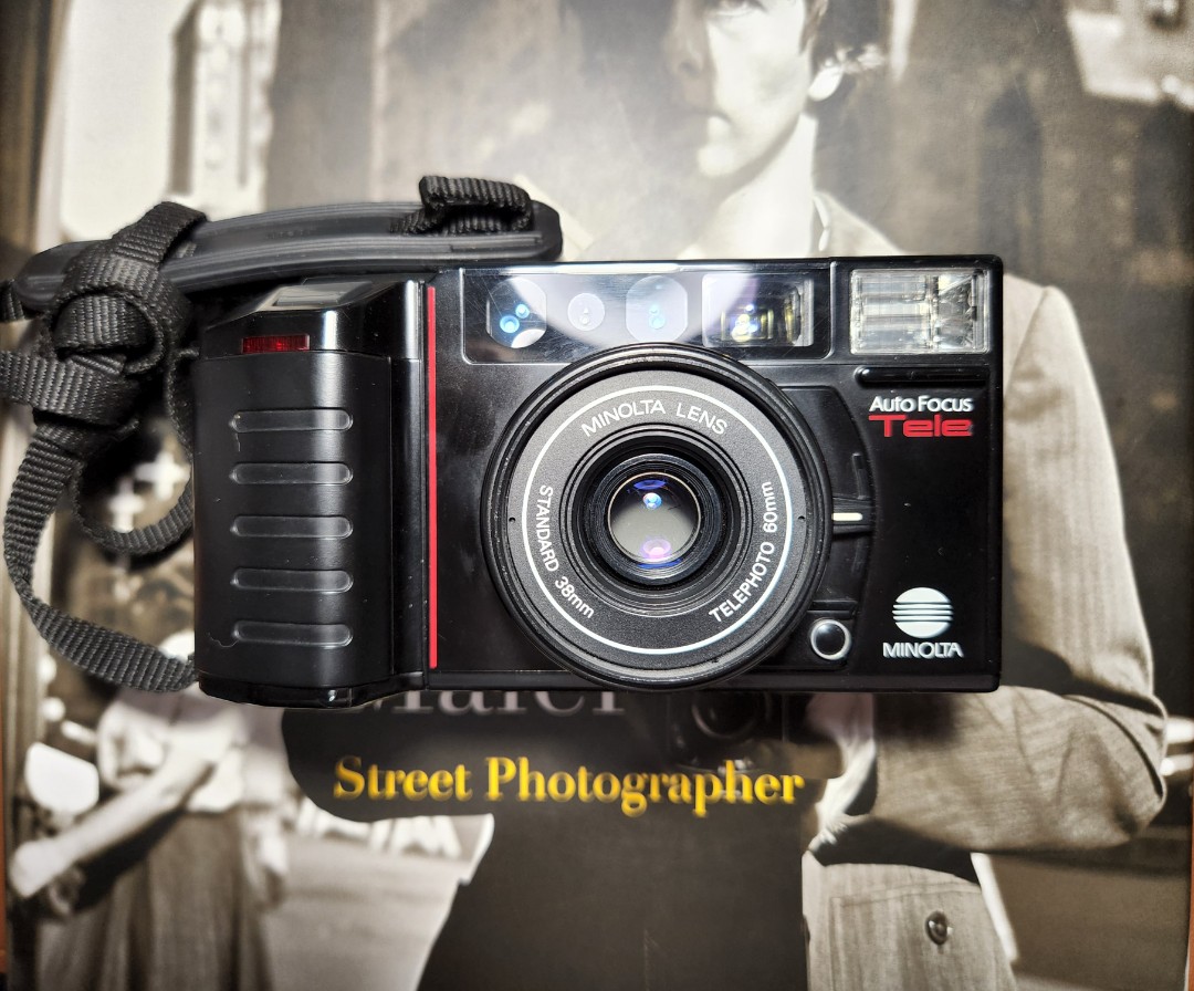 Minolta af tele, Photography, Cameras on Carousell